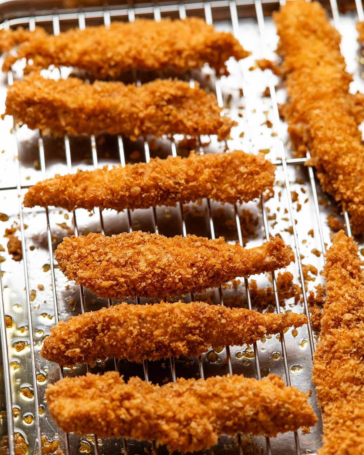 Crunchy chicken taco fingers (baked!) - RecipeTin Eats