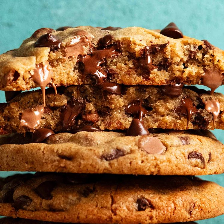 Brown Butter Oatmeal Choc Chip Cookies (easy!) - RecipeTin Eats