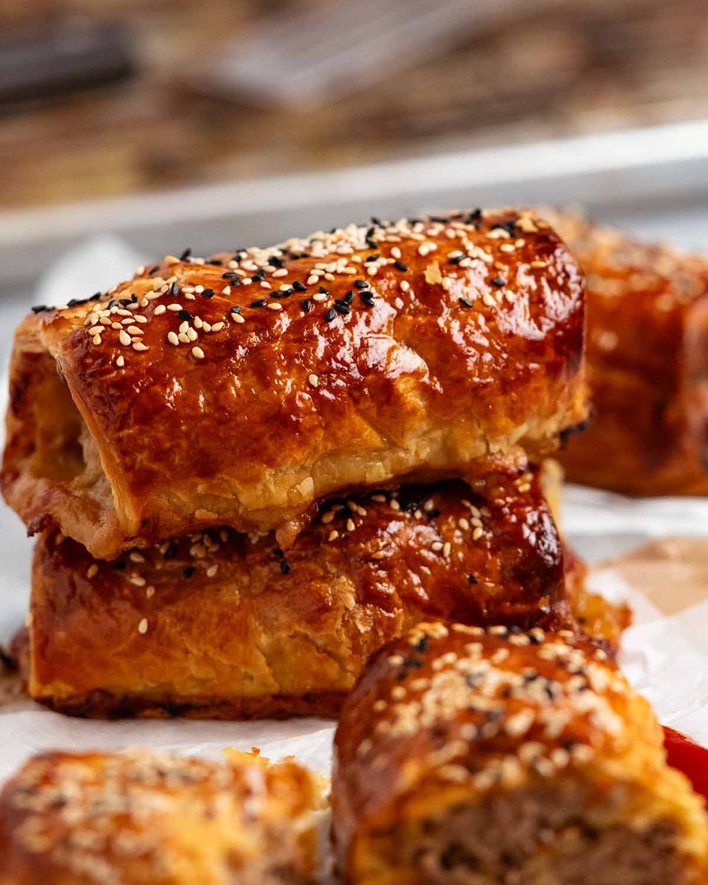 B85 Beef Sausage Rolls - RecipeTin Eats - Recipesedge