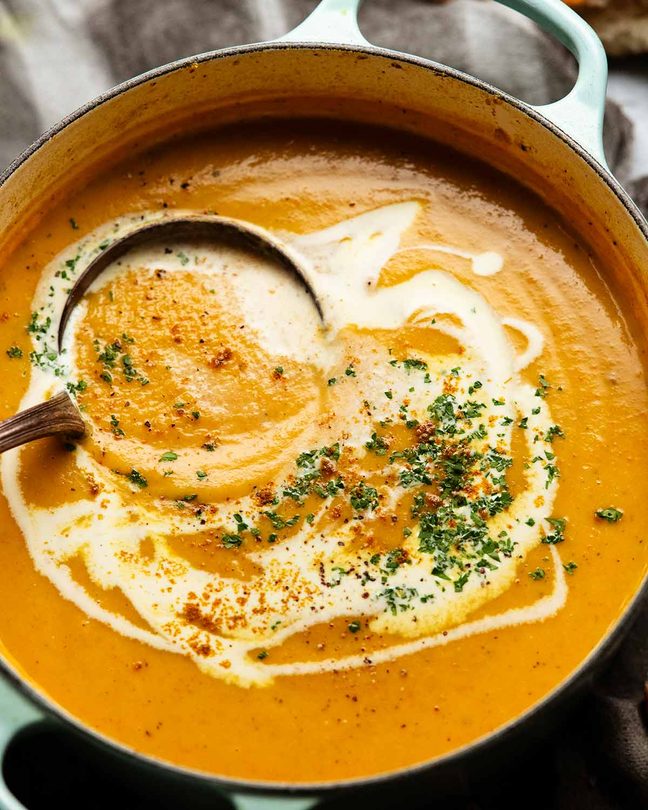 Country harvest root vegetable soup - RecipeTin Eats