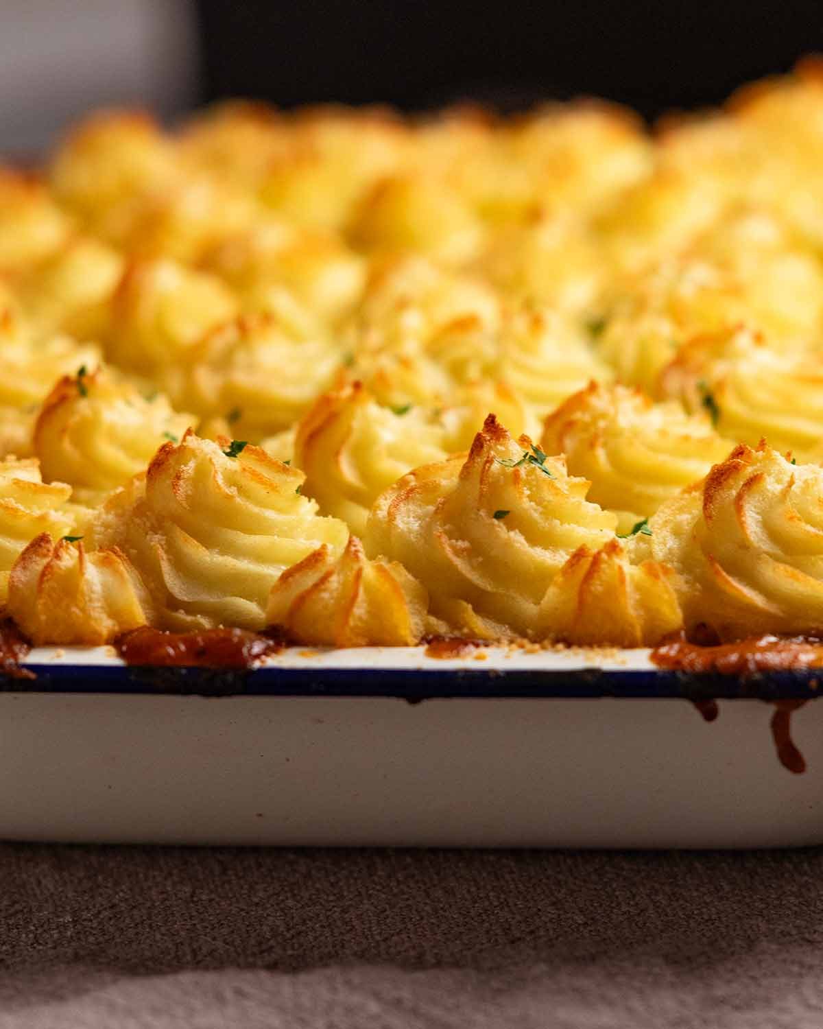 Chicken Mushroom Pie with Duchess Potato - RecipeTin Eats
