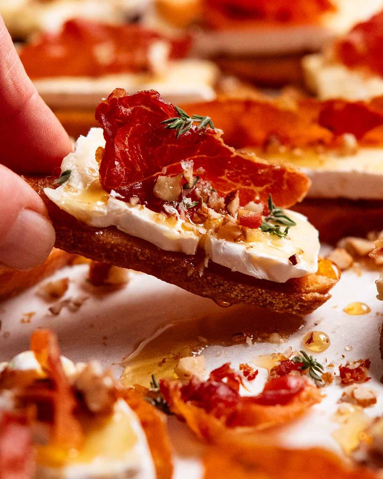 Maple Crisp Brie Bites - RecipeTin Eats