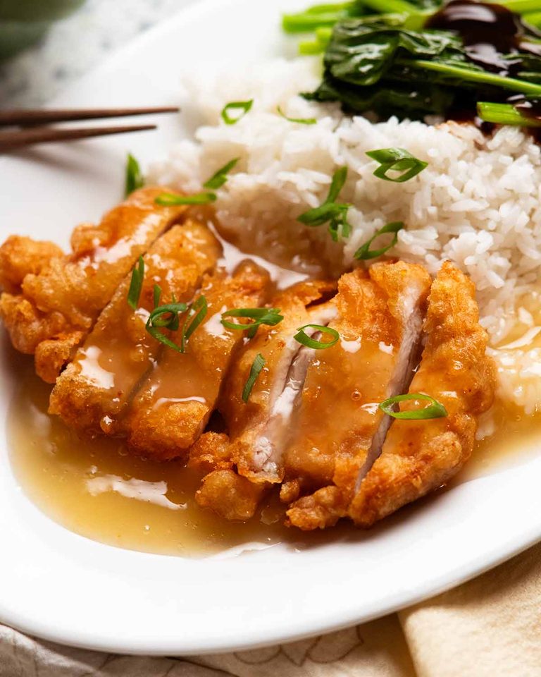 Crispy Chinese Lemon Chicken - RecipeTin Eats
