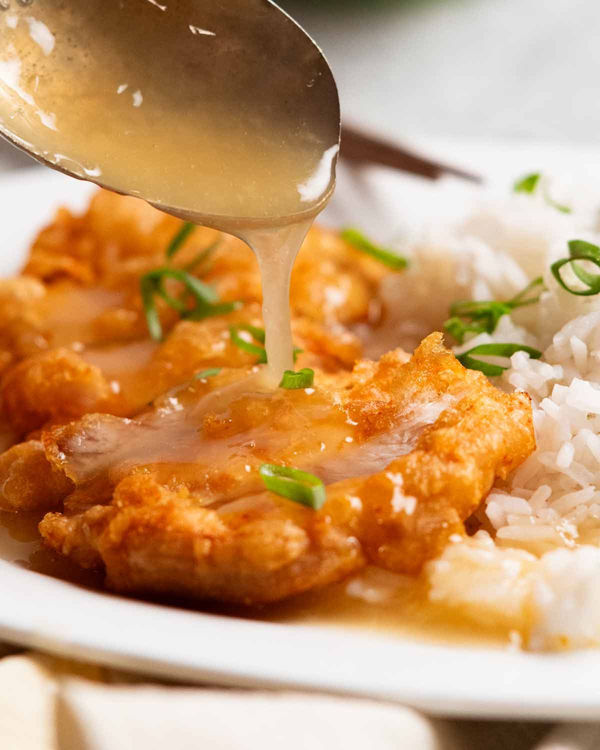 Crispy Chinese Lemon Chicken - RecipeTin Eats