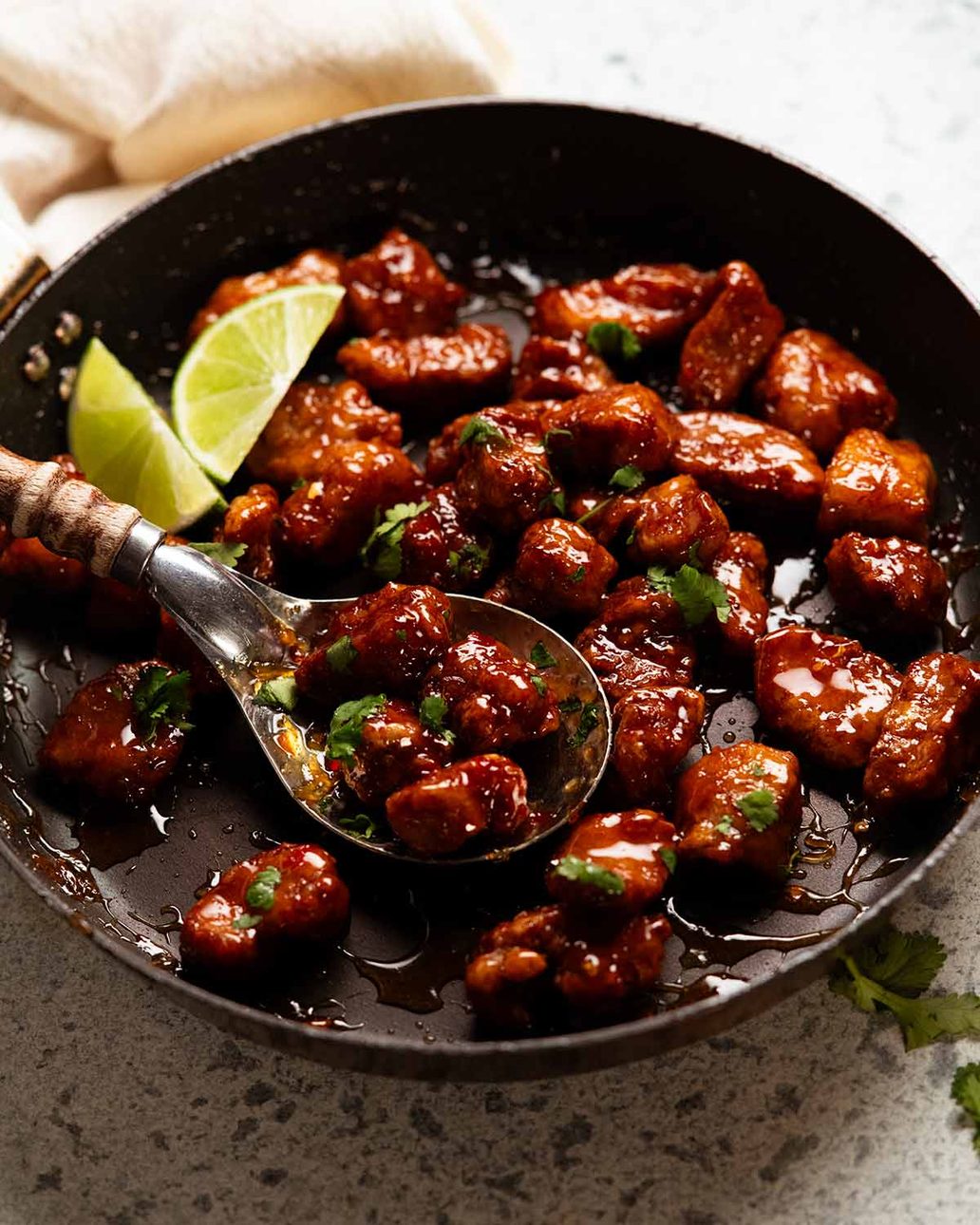 Crispy Thai Pork Bites with Sweet Chilli Sauce - RecipeTin Eats