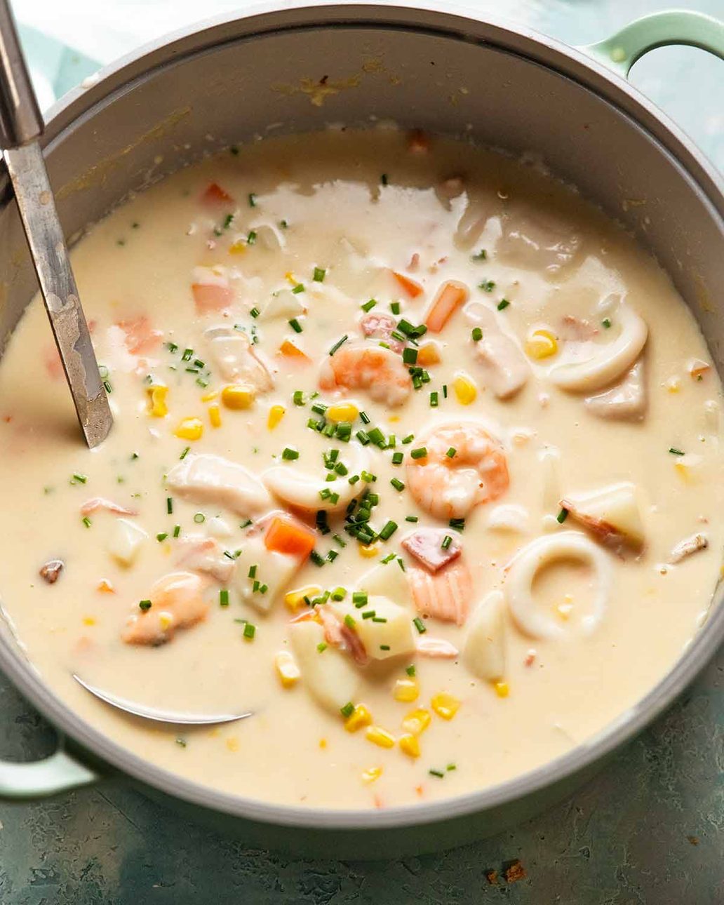 Seafood Chowder - RecipeTin Eats