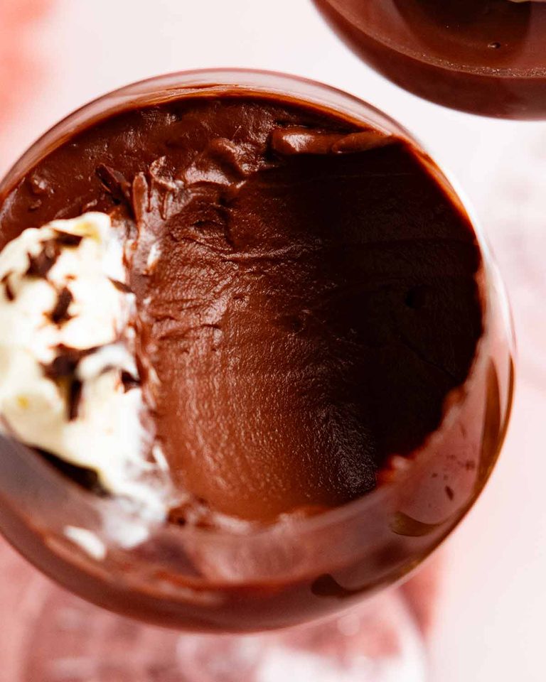 Chocolate Pudding Pots - RecipeTin Eats