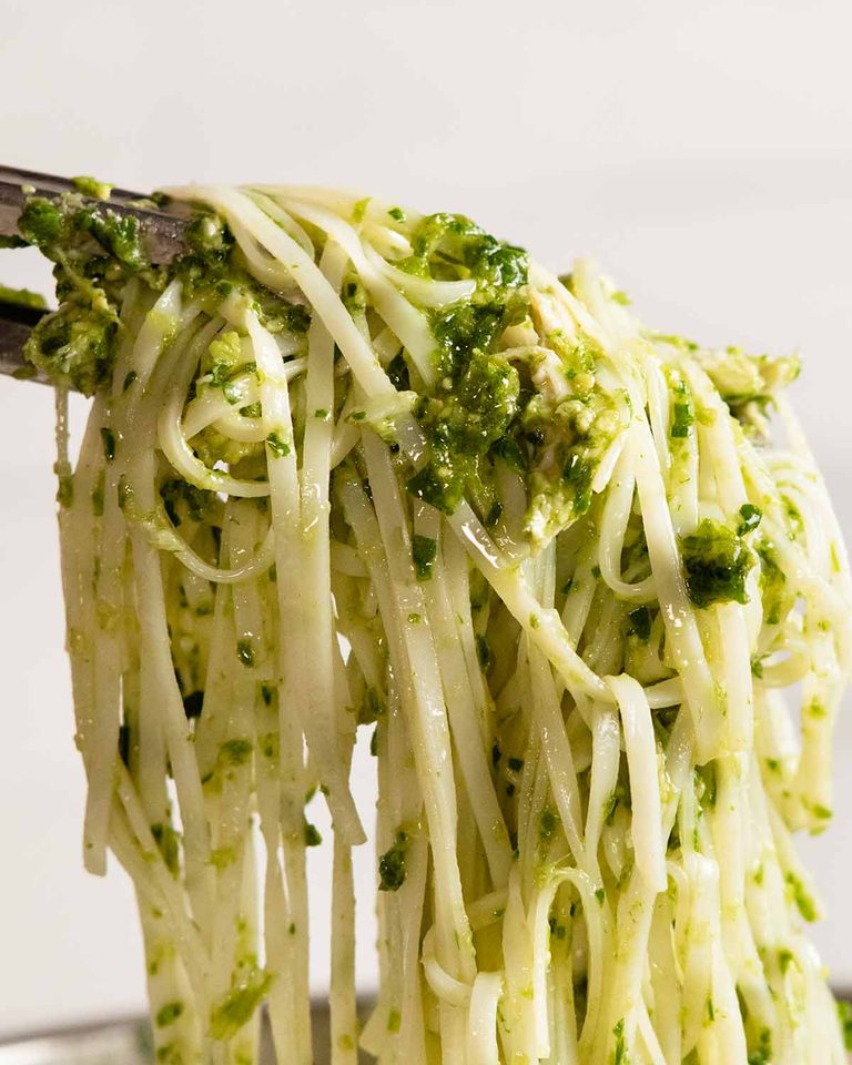 Green Ginger Rice Noodles - RecipeTin Eats