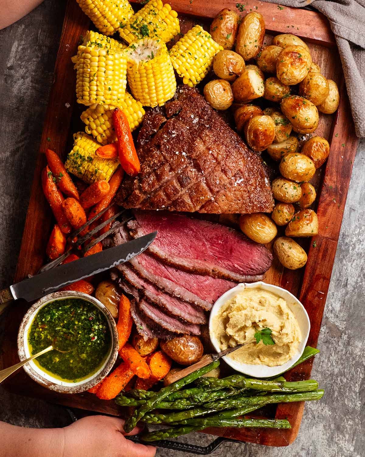 Rump Cap Roast (Picanha) - RecipeTin Eats