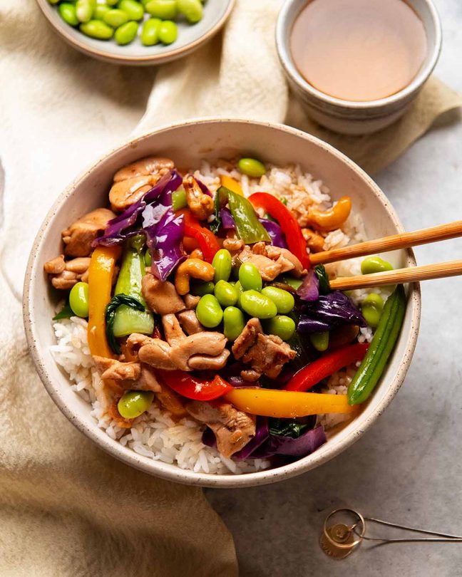 🌈 Rainbow Chicken Stir Fry 🌈 - RecipeTin Eats