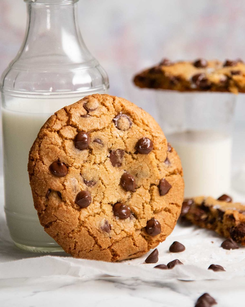 Single serve chocolate chip cookie - RecipeTin Eats