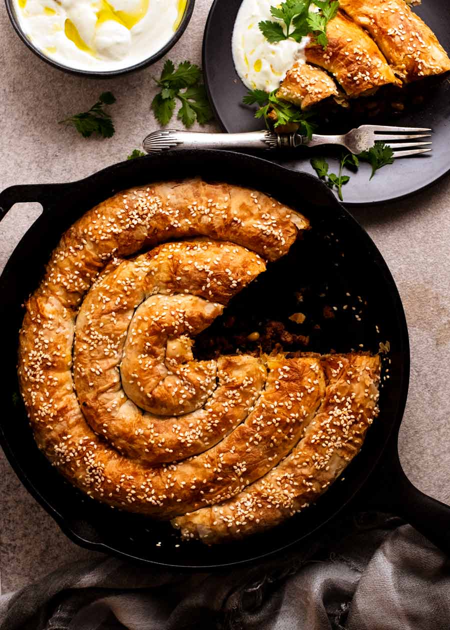 Turkish Borek With Puff Pastry