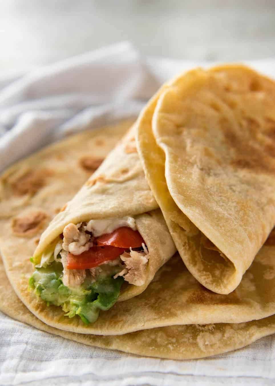 Easy Soft Flatbread Recipe (No Yeast) | RecipeTin Eats