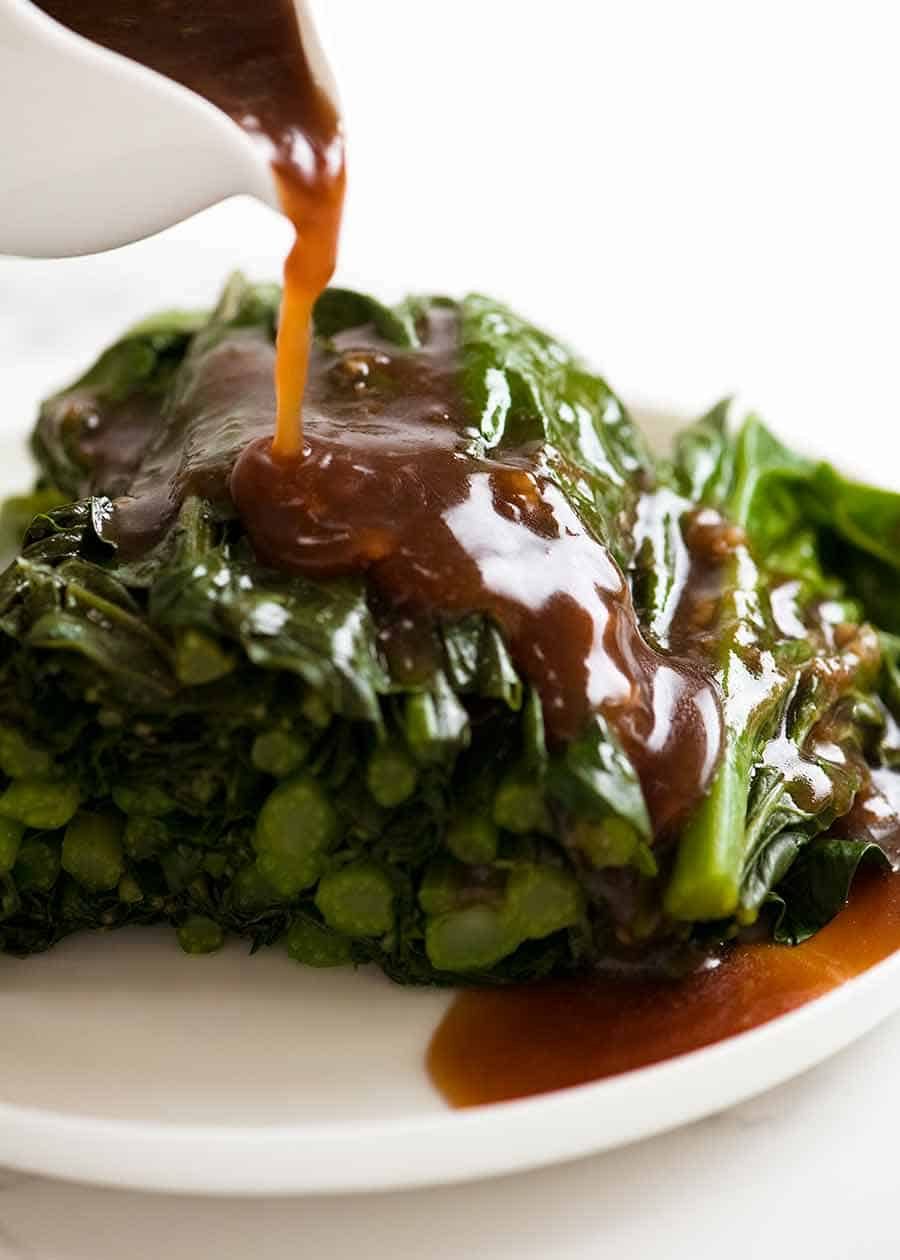 Chinese Broccoli with Oyster Sauce (Gai Lan) | RecipeTin Eats