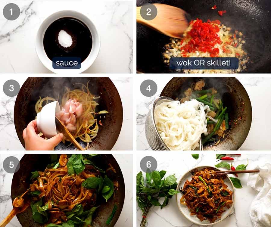 Thai Drunken Noodles (Pad Kee Mao) | RecipeTin Eats