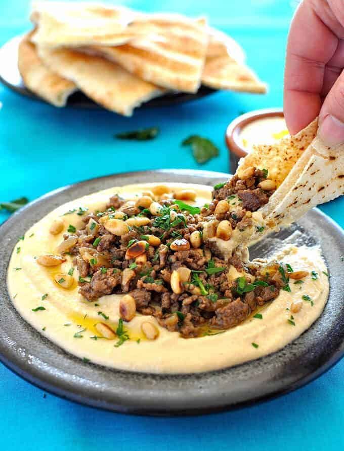 Hummus with Lamb | RecipeTin Eats