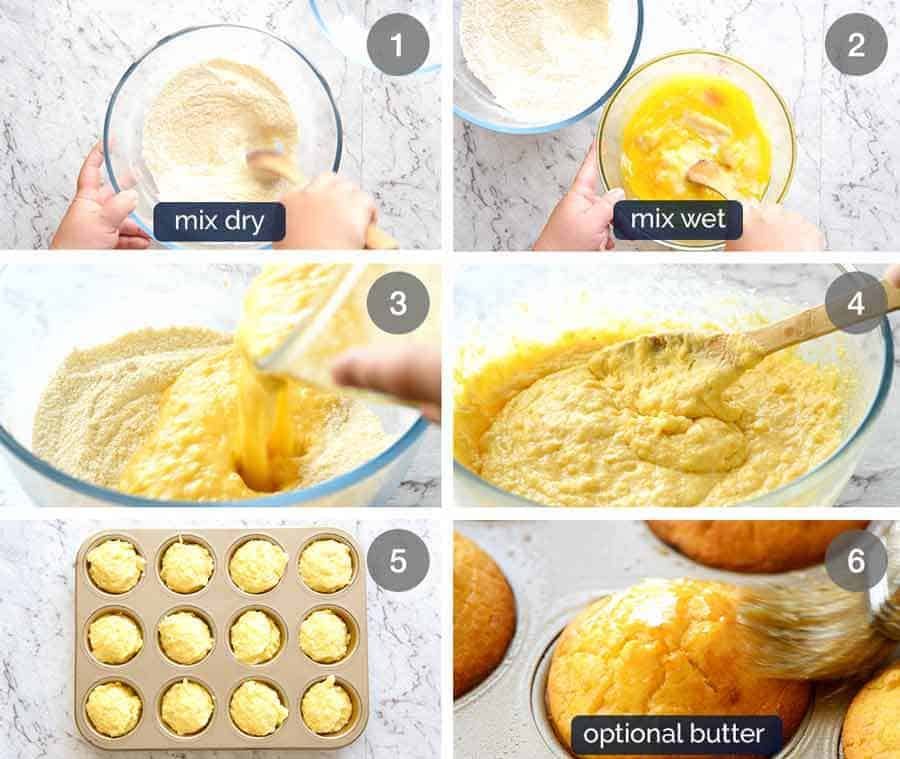 Corn Bread Muffins (Fast and Easy)