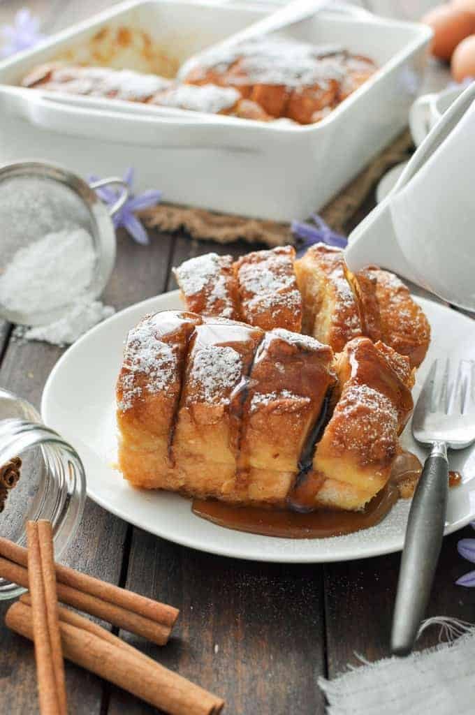 Hasselback Baked French Toast | RecipeTin Eats
