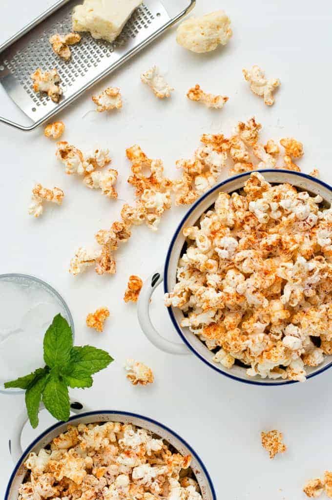 Spicy Parmesan Party Popcorn | RecipeTin Eats