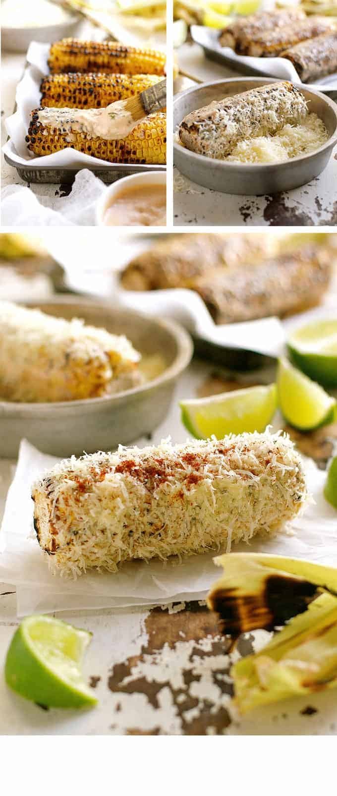 Grilled Mexican Corn with Chipotle Adobo Sauce | RecipeTin Eats