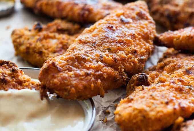 KFC Baked Oven Fried Chicken Tenders | RecipeTin Eats