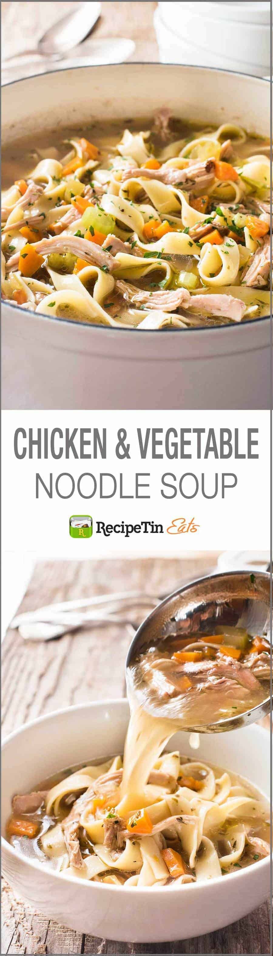 Easy Chicken Noodle Soup | RecipeTin Eats