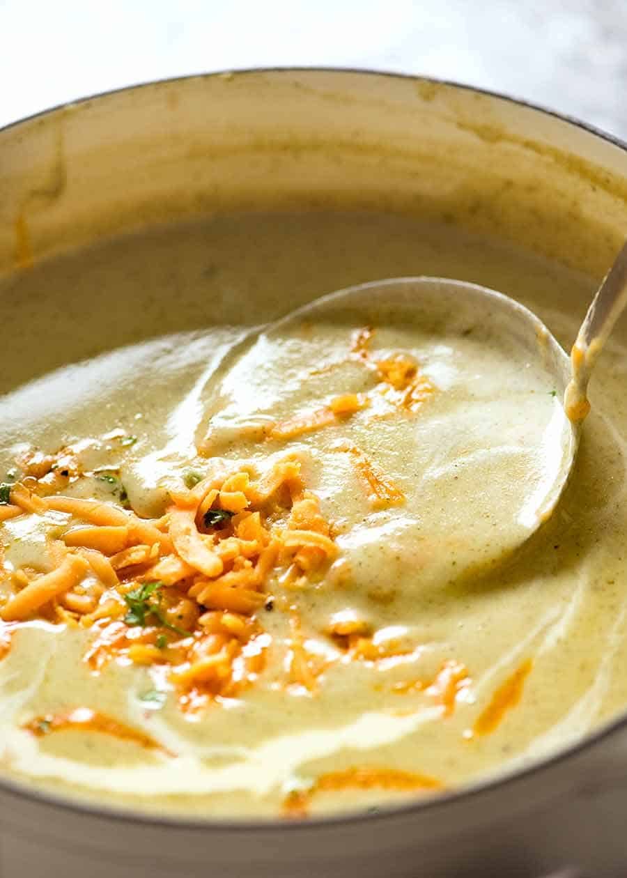 Broccoli Soup - Thick & Creamy! | RecipeTin Eats