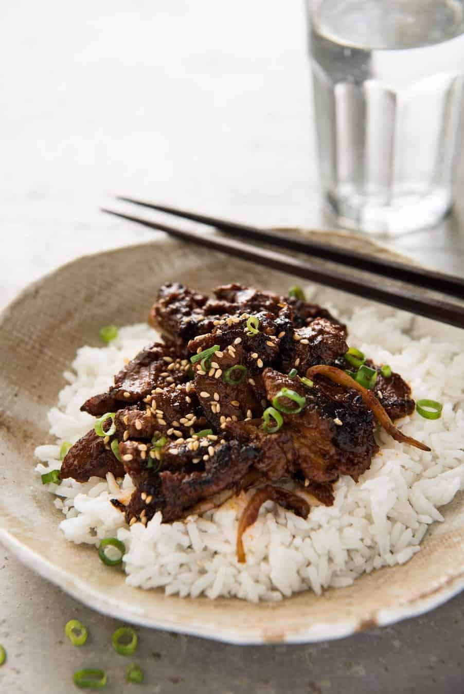 Korean Beef Bowl (Bulgogi - Korean BBQ Beef) | RecipeTin Eats