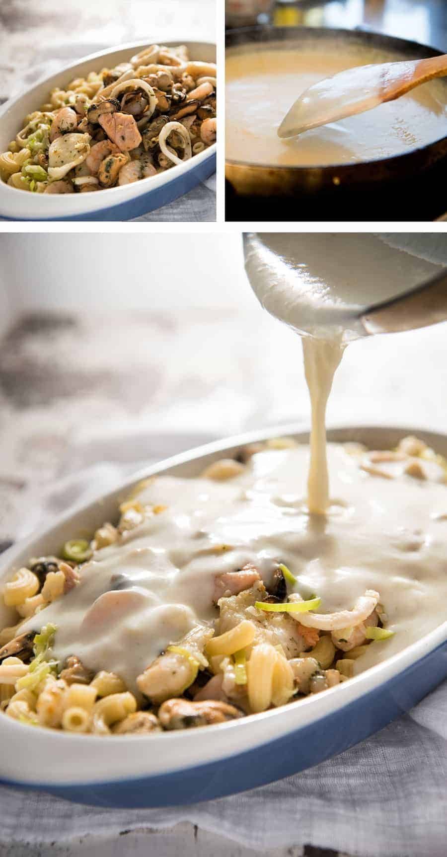Seafood Gratin Pasta Bake | RecipeTin Eats