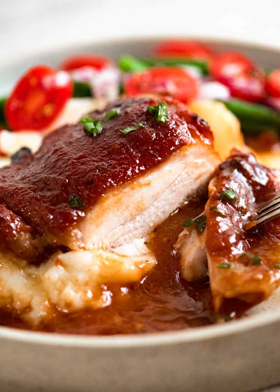 Oven Baked BBQ Chicken - easy, from scratch! | RecipeTin Eats