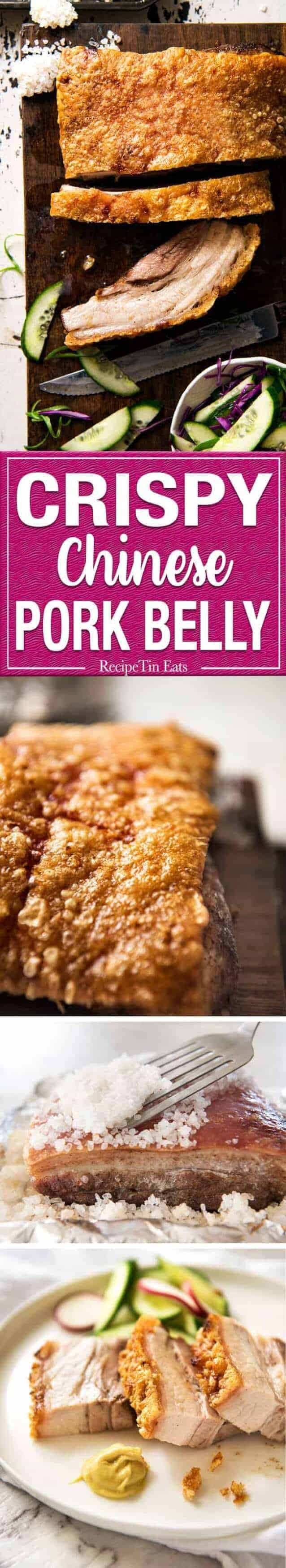 Chinese Crispy Pork Belly | RecipeTin Eats