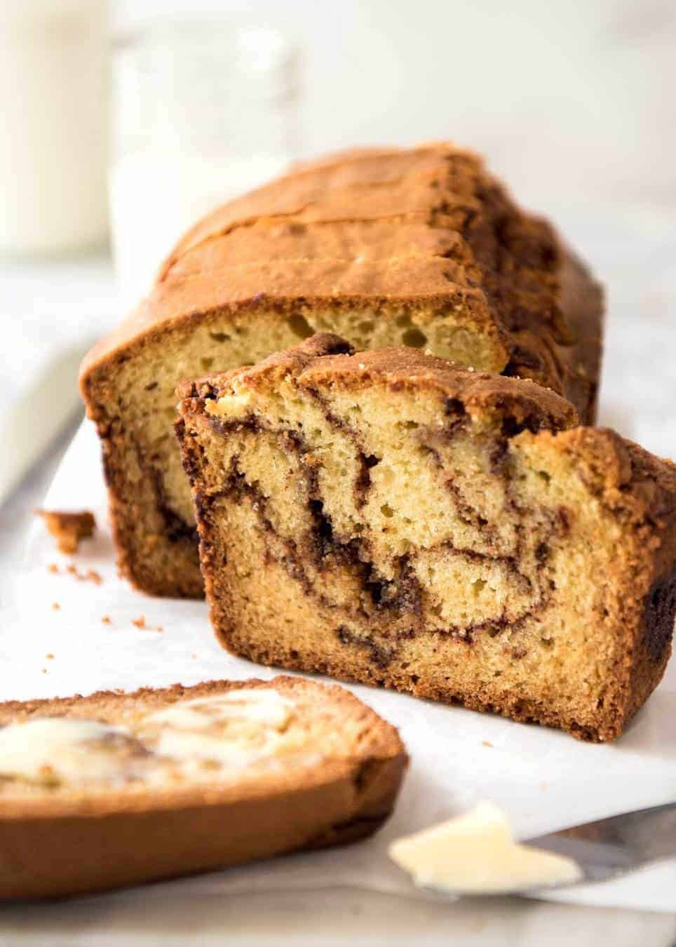 Easy Cinnamon Bread (No Yeast!) | RecipeTin Eats