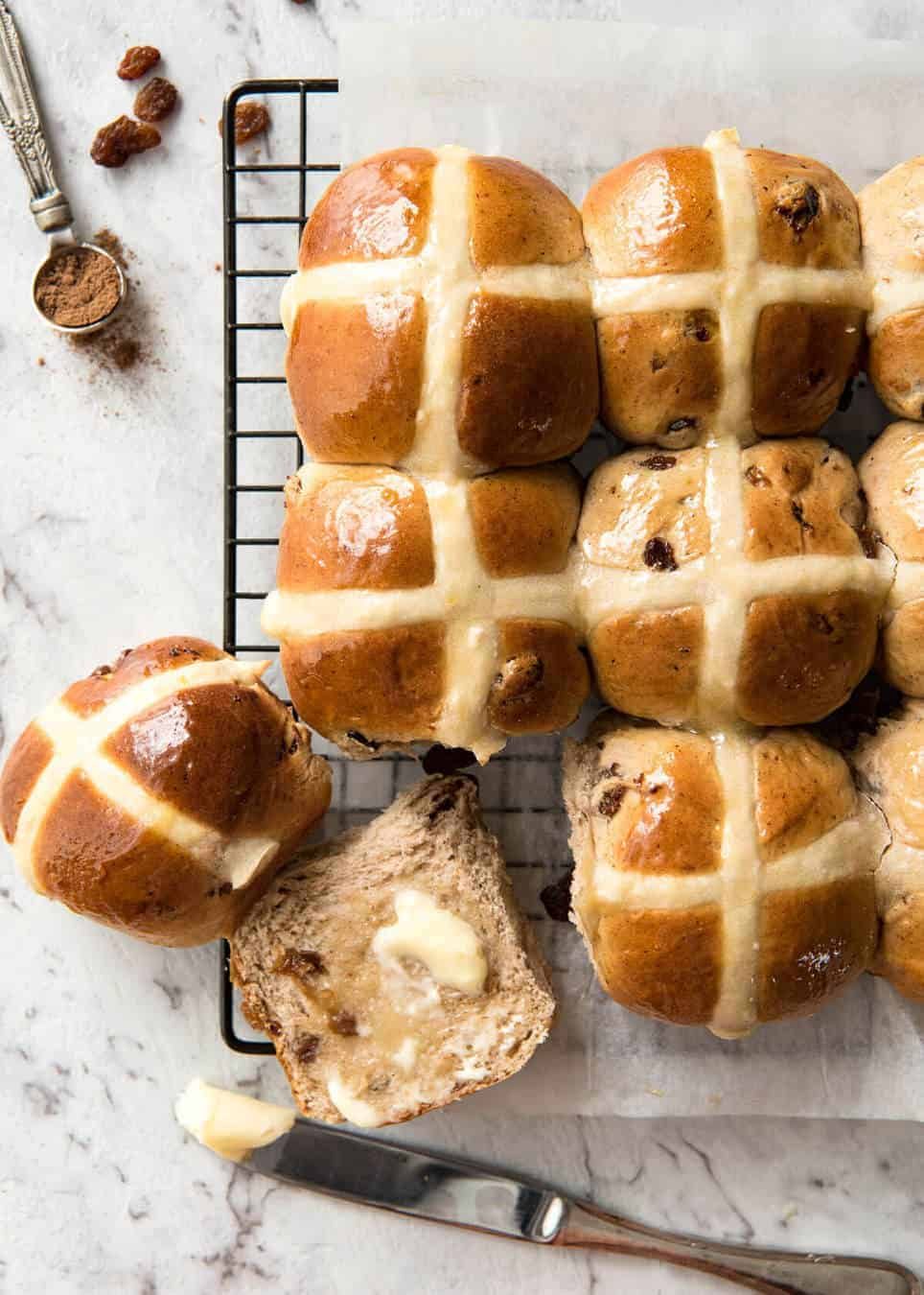 Hot Cross Buns Recipe | RecipeTin Eats