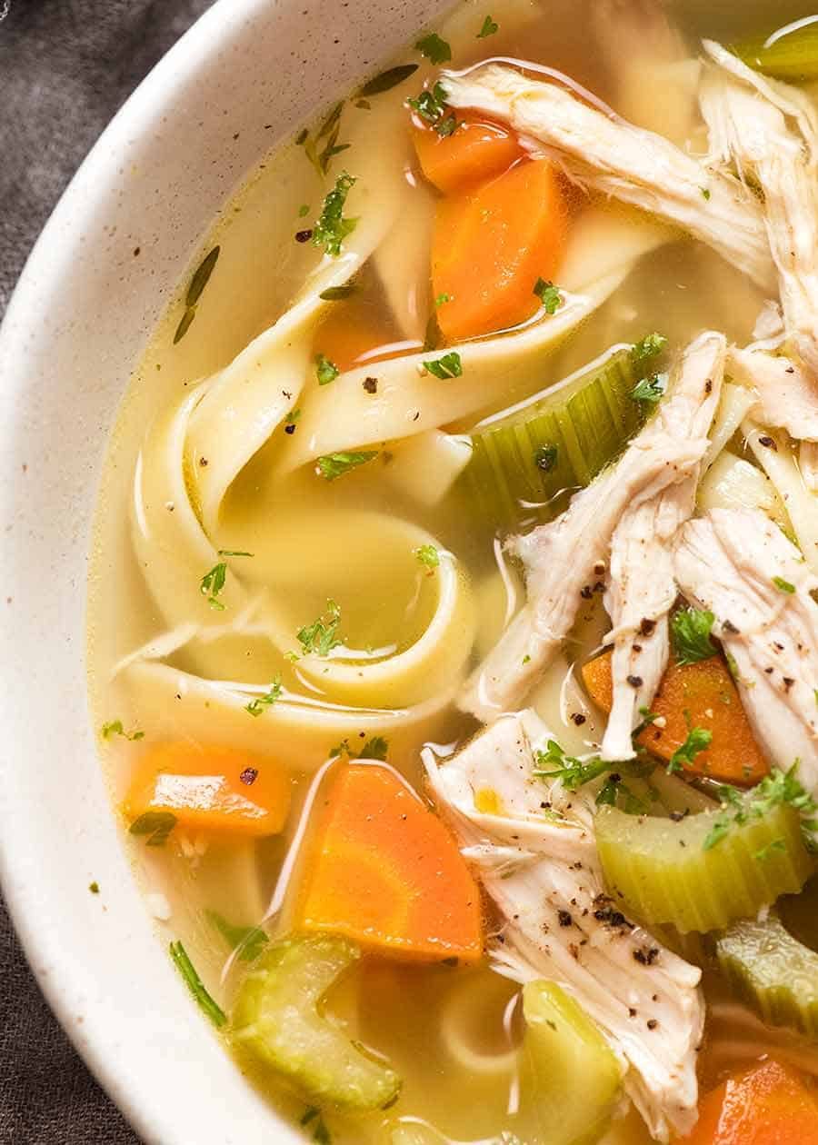 Homemade Chicken Noodle Soup (from scratch!) | RecipeTin Eats
