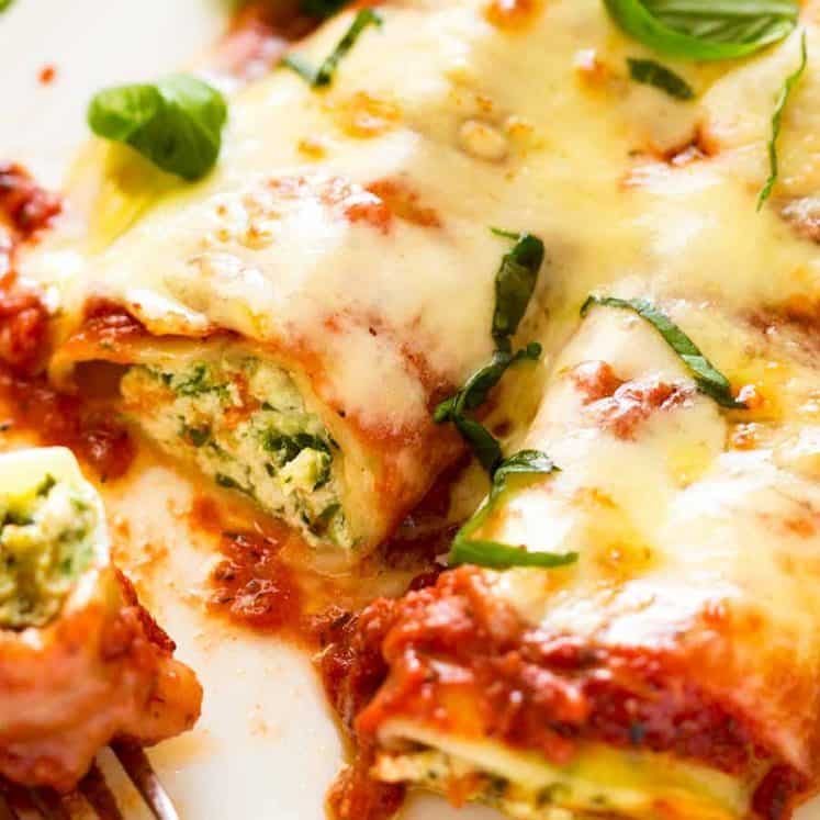 Spinach and Ricotta Cannelloni | RecipeTin Eats