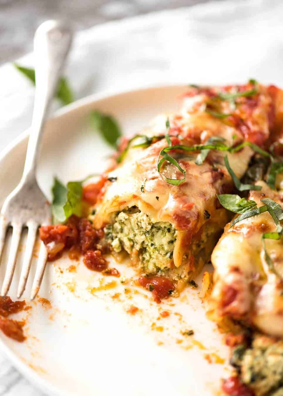 Spinach and Ricotta Cannelloni | RecipeTin Eats