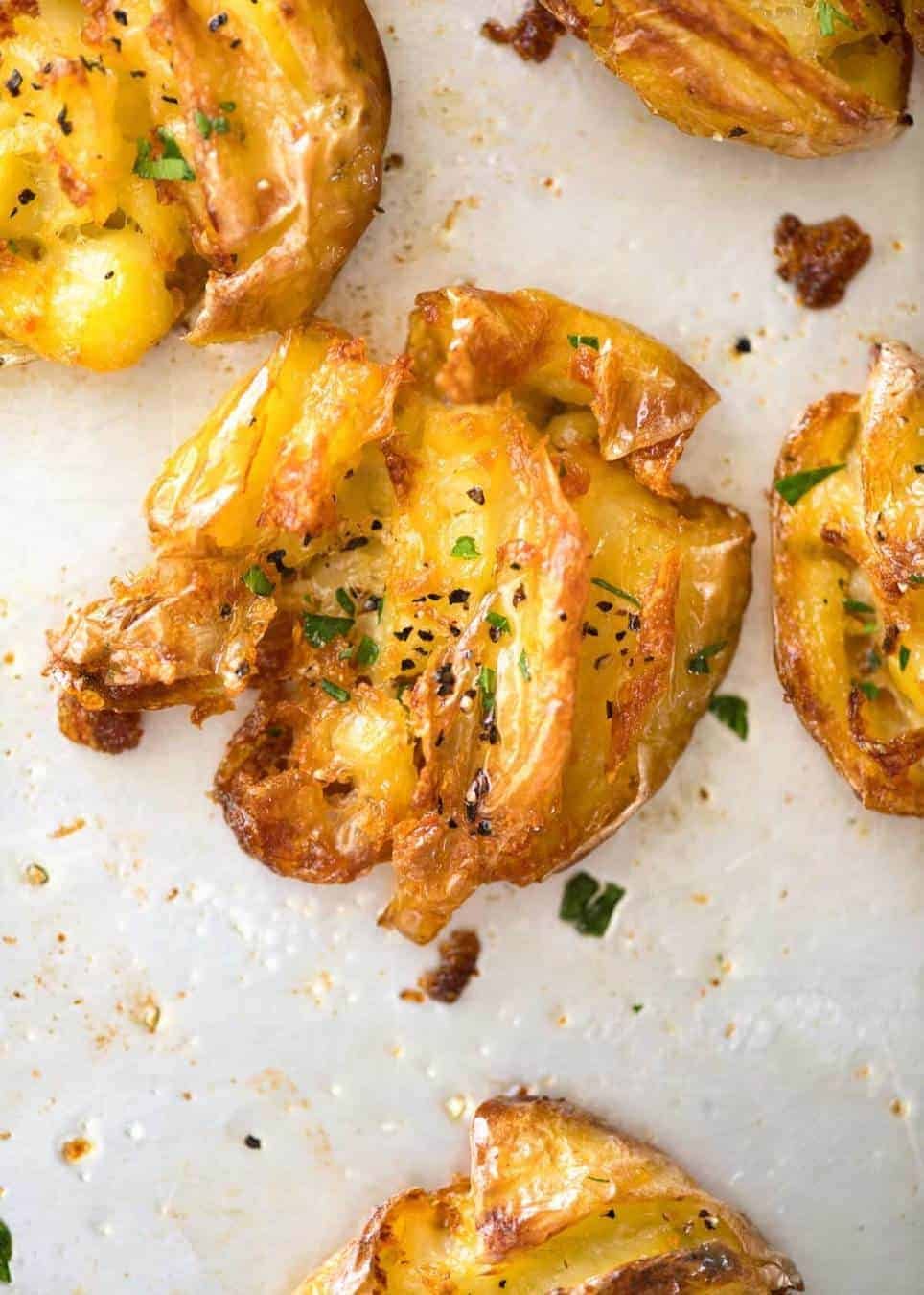 Ultra Crispy Smashed Potatoes | RecipeTin Eats