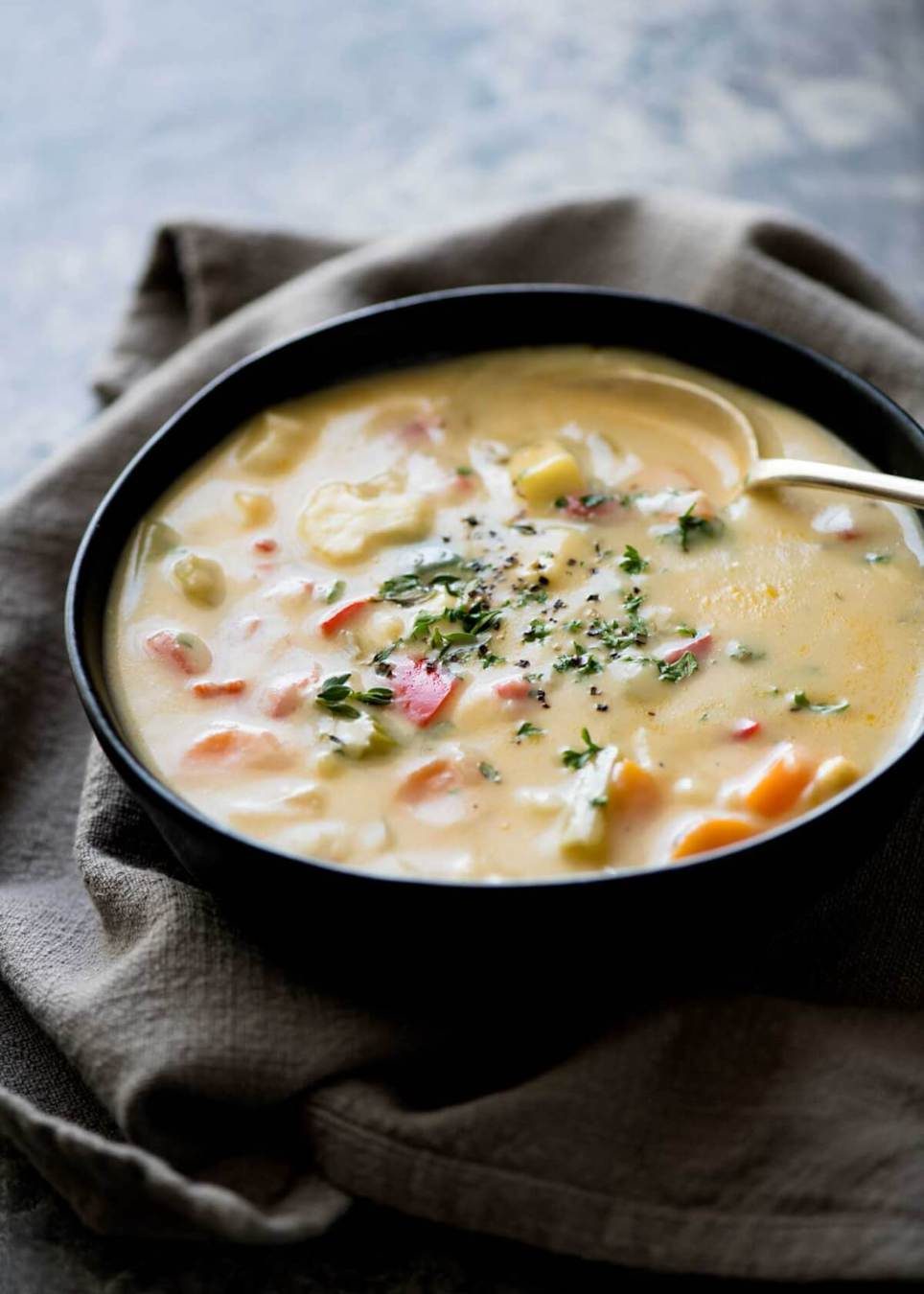 Super Low Cal Healthy Creamy Vegetable Soup RecipeTin Eats Super Low Cal Healthy Creamy Vegetable Soup RecipeTin Eats