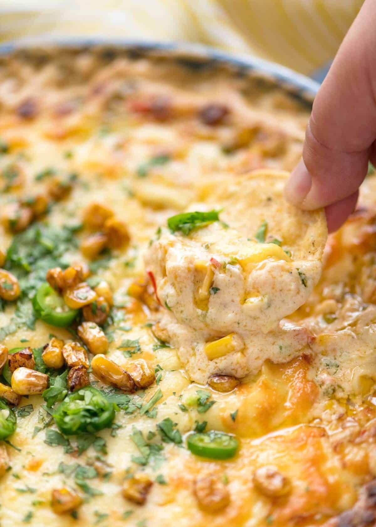 Hot Corn Dip | RecipeTin Eats