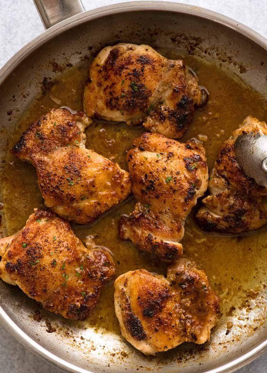 Garlic Chicken Thighs | RecipeTin Eats