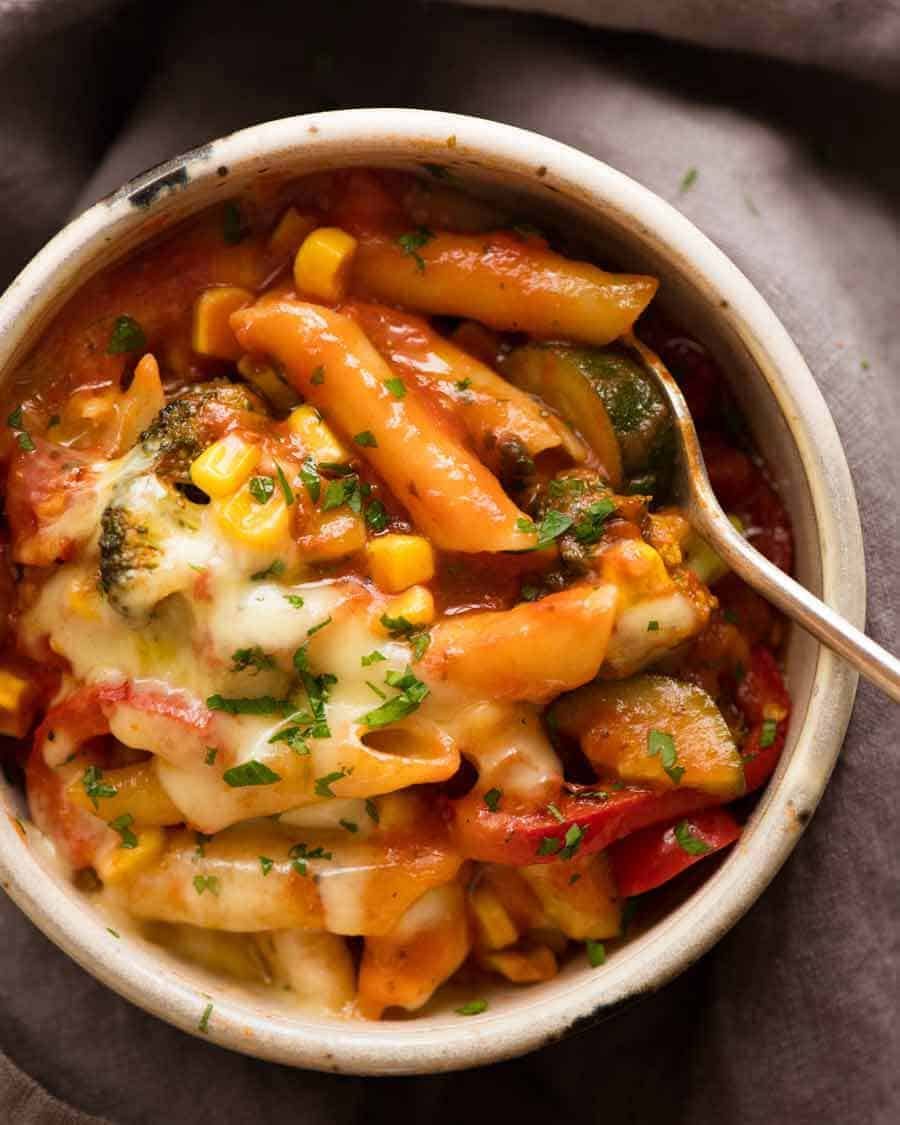 Vegetable Pasta - One Pot! | RecipeTin Eats