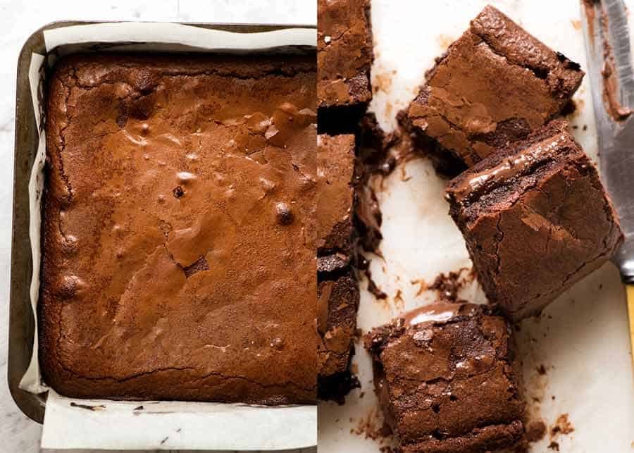 Outrageous Nutella Brownies Recipetin Eats