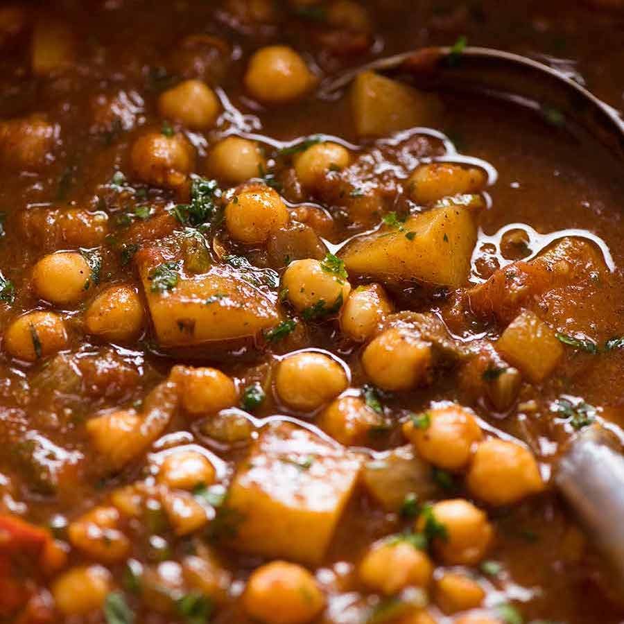 Kikert Curry med Potet (Chana Aloo Karri) | Hi-Tech
