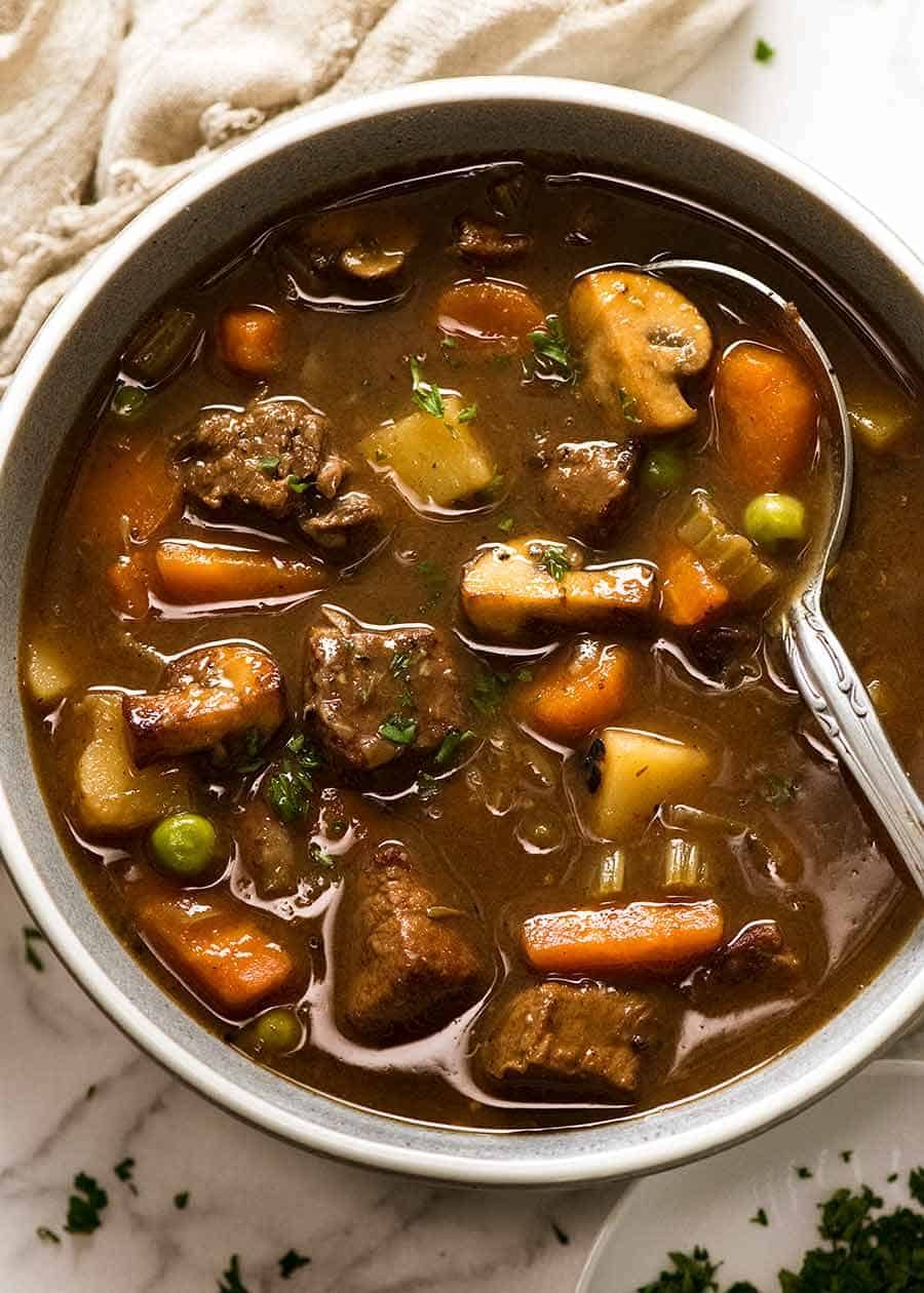 Vegetable Beef Soup Fall Apart Beef RecipeTin Eats Vegetable Beef Soup Fall Apart Beef RecipeTin Eats