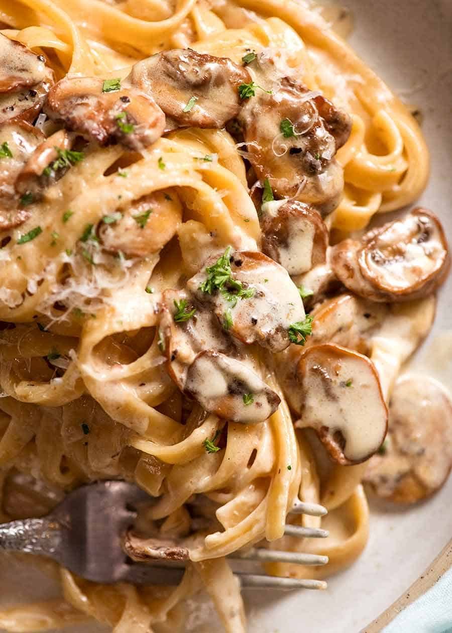 Creamy Mushroom Pasta | RecipeTin Eats
