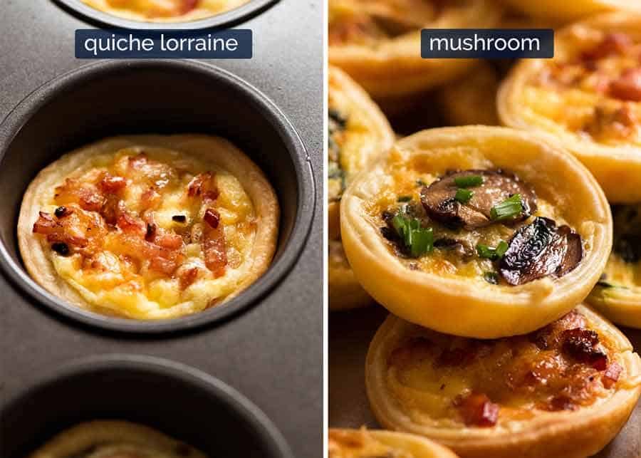 Mini Quiche - 4 ways! | RecipeTin Eats