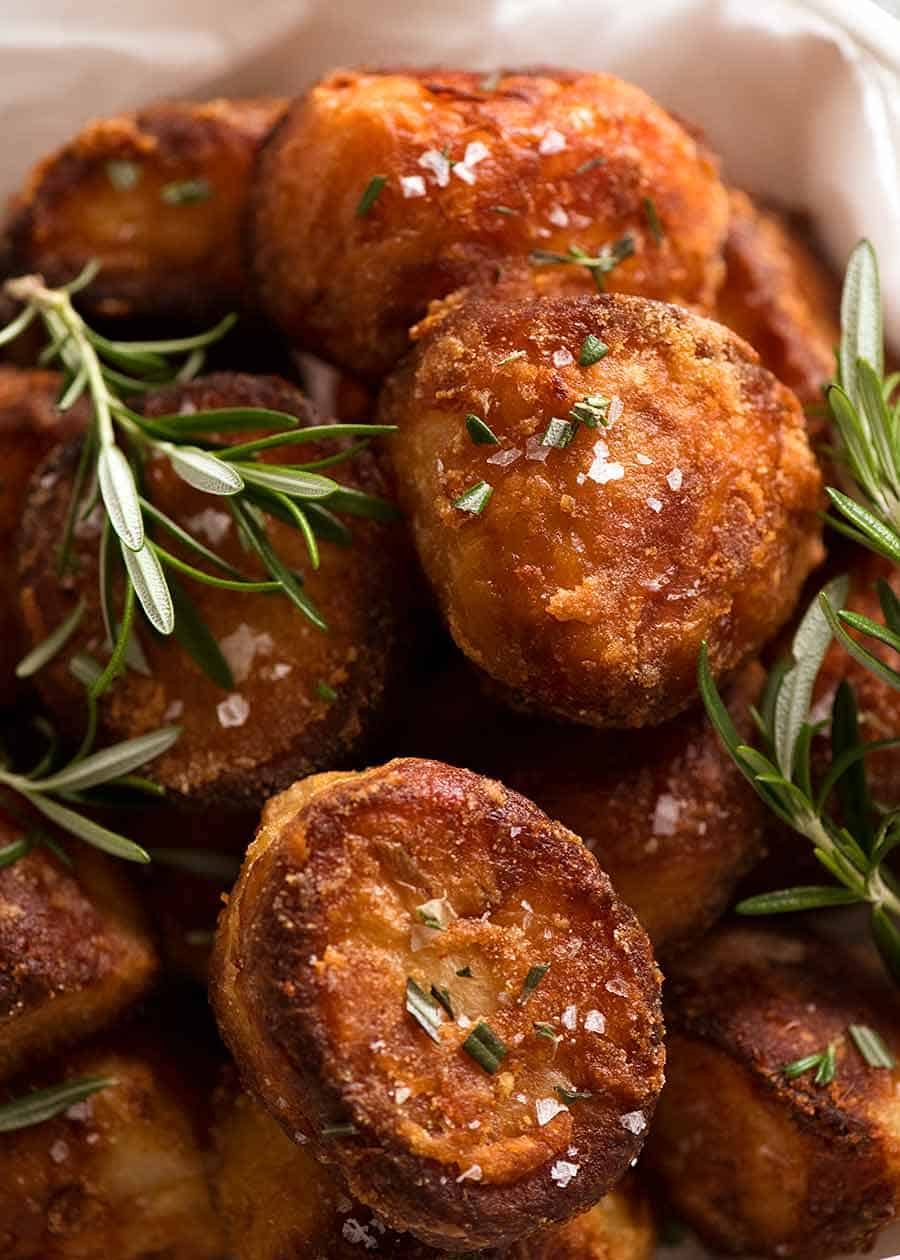 Duck Fat Potatoes - Crispiest, Best Roast Potatoes EVER! | RecipeTin Eats