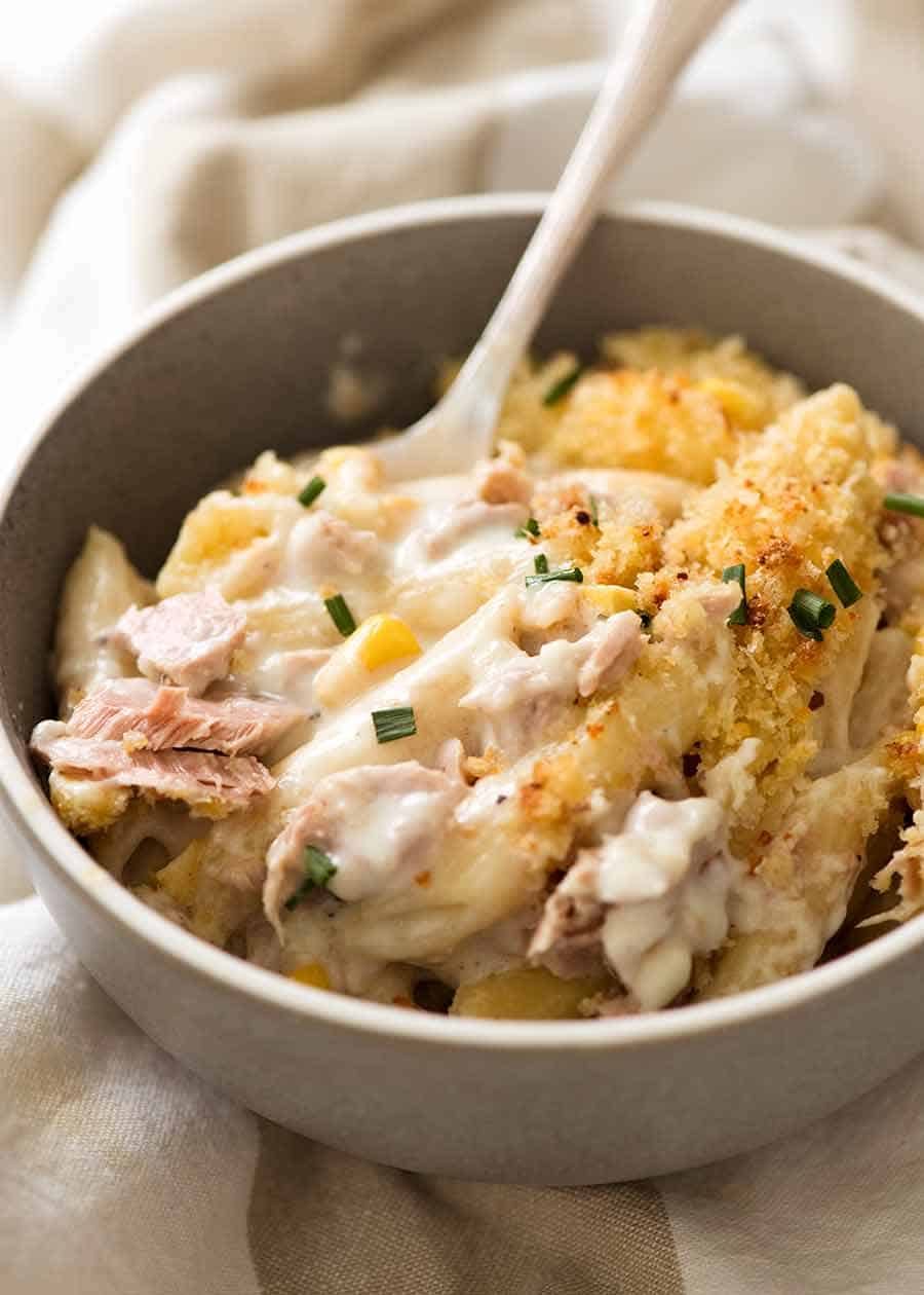 Tuna Mornay (Tuna Casserole Pasta Bake) | RecipeTin Eats