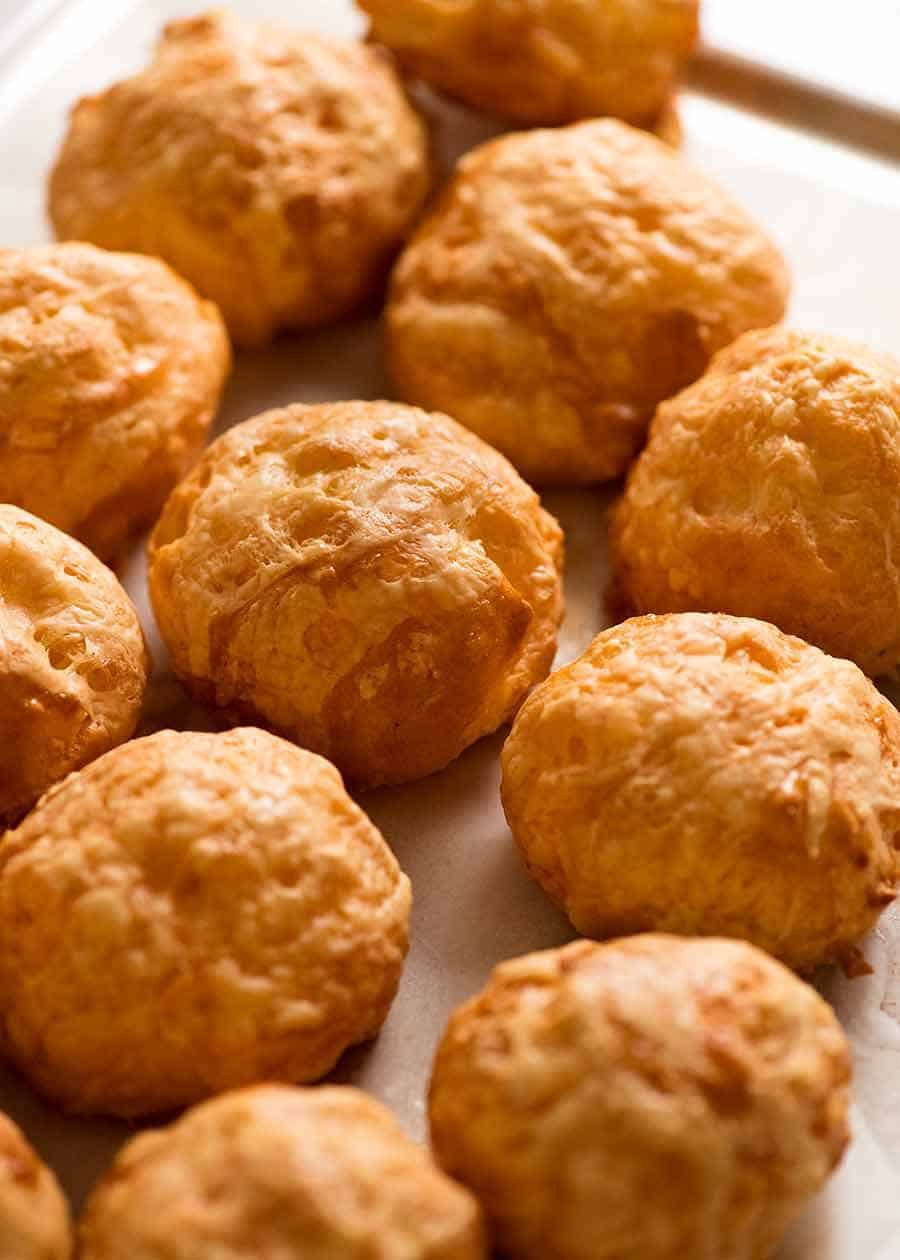 Gougeres - French Cheese Puffs (finger food!) | RecipeTin Eats
