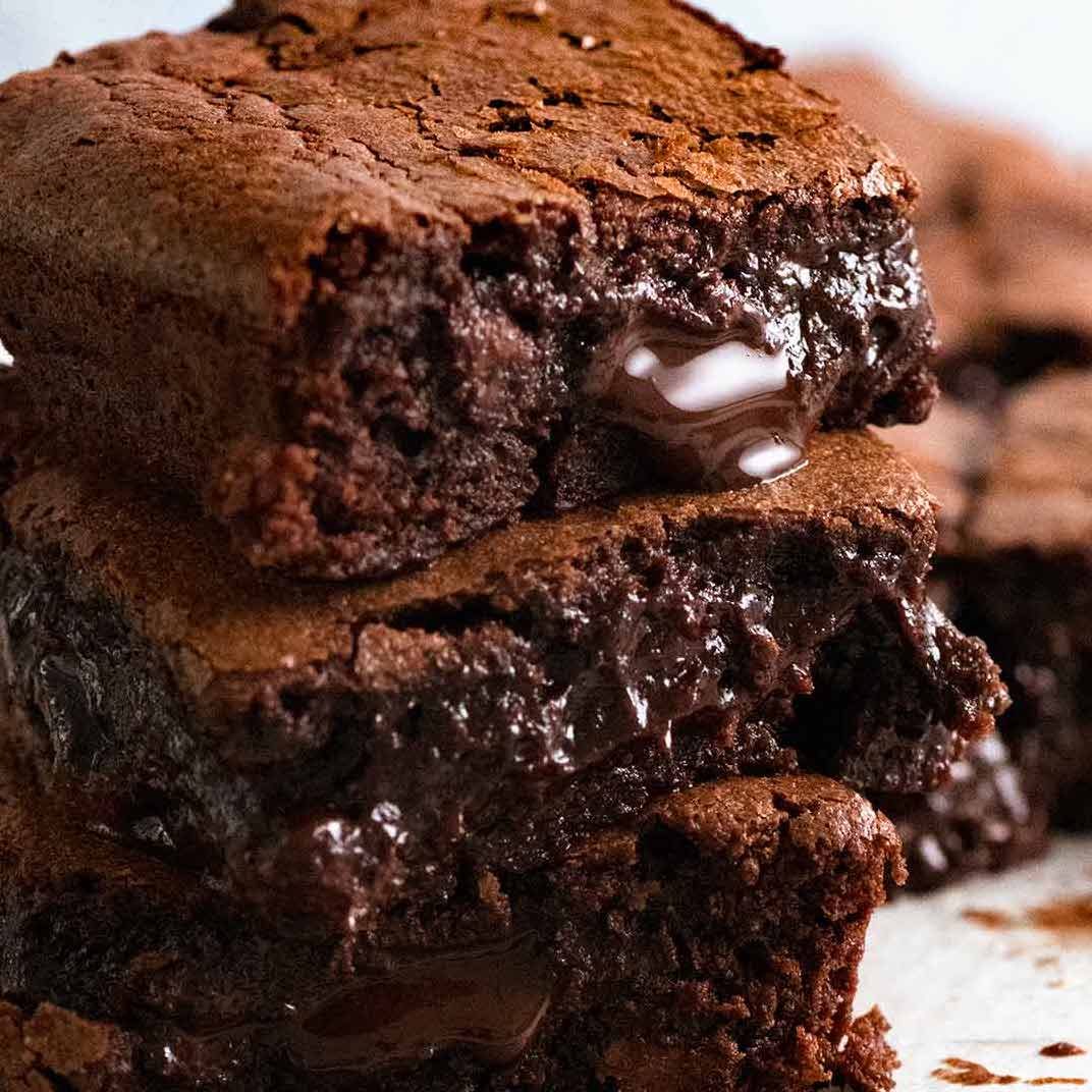 Easy Chocolate Brownies - best ever, super fudgy! | RecipeTin Eats